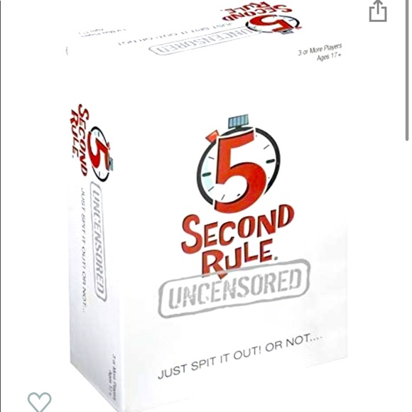 Play master | Games | 5 Second Rule Game | Poshmark